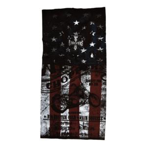 Tube Cache cou Scarf West Coast Choppers American Flag