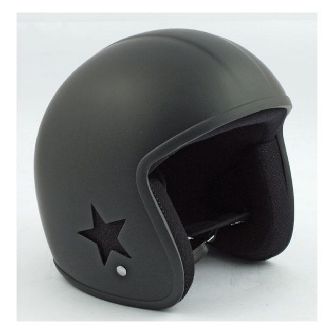 Casque BANDIT étoile couleur Noir Mat